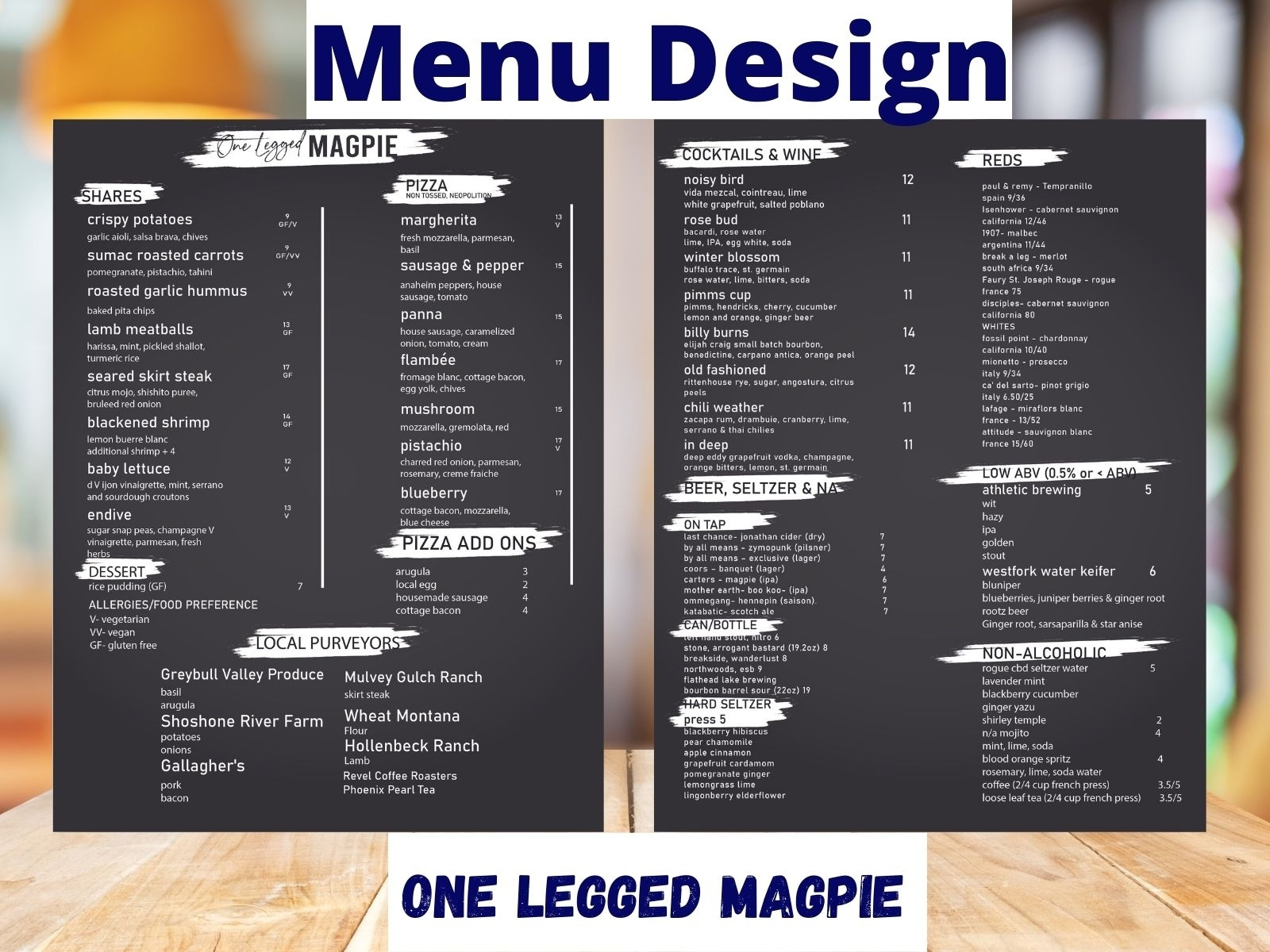 Menu Design Idea 2 by Mubashir alee on Dribbble