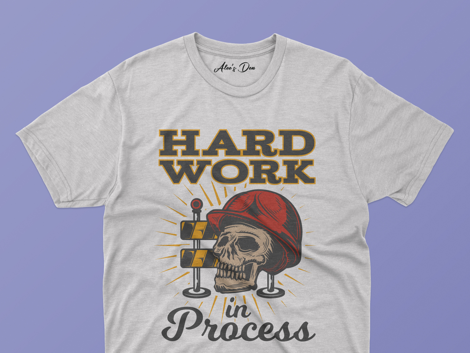HARD WORK IN PROCESS .T.shirt Design by Mubashir alee on Dribbble