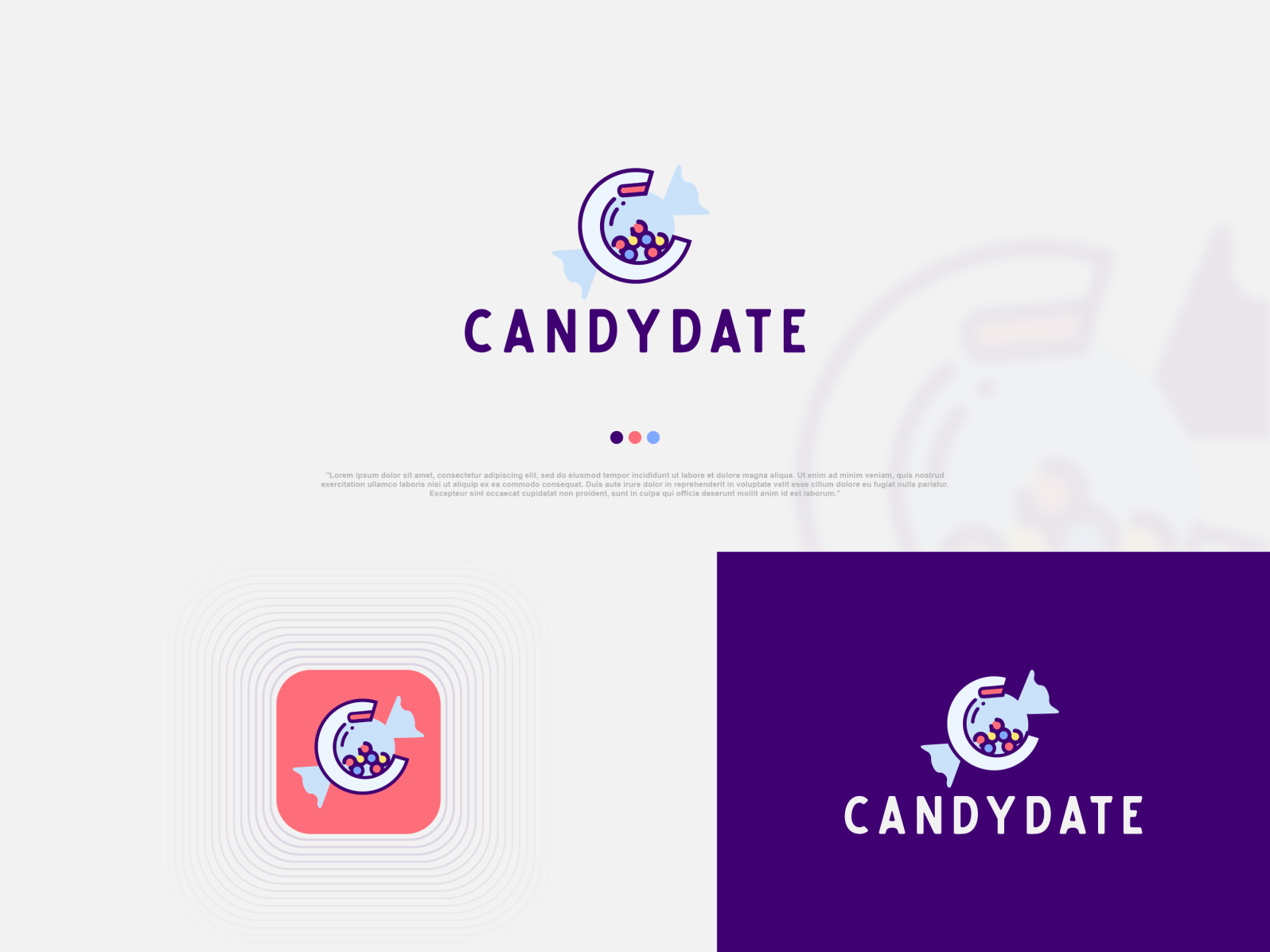 Candydate Logo design by Muaiqib Yousafzai on Dribbble