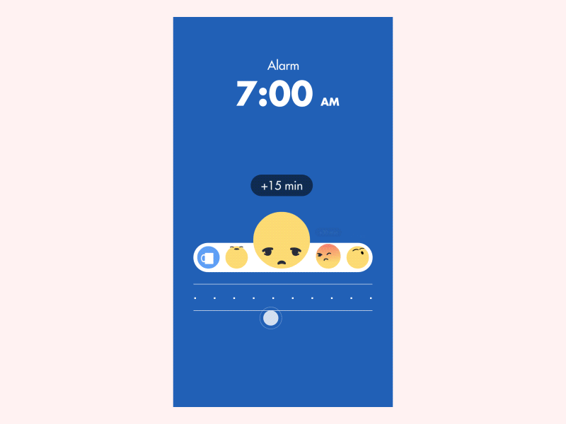 Snooze Reactions by Long Ma on Dribbble
