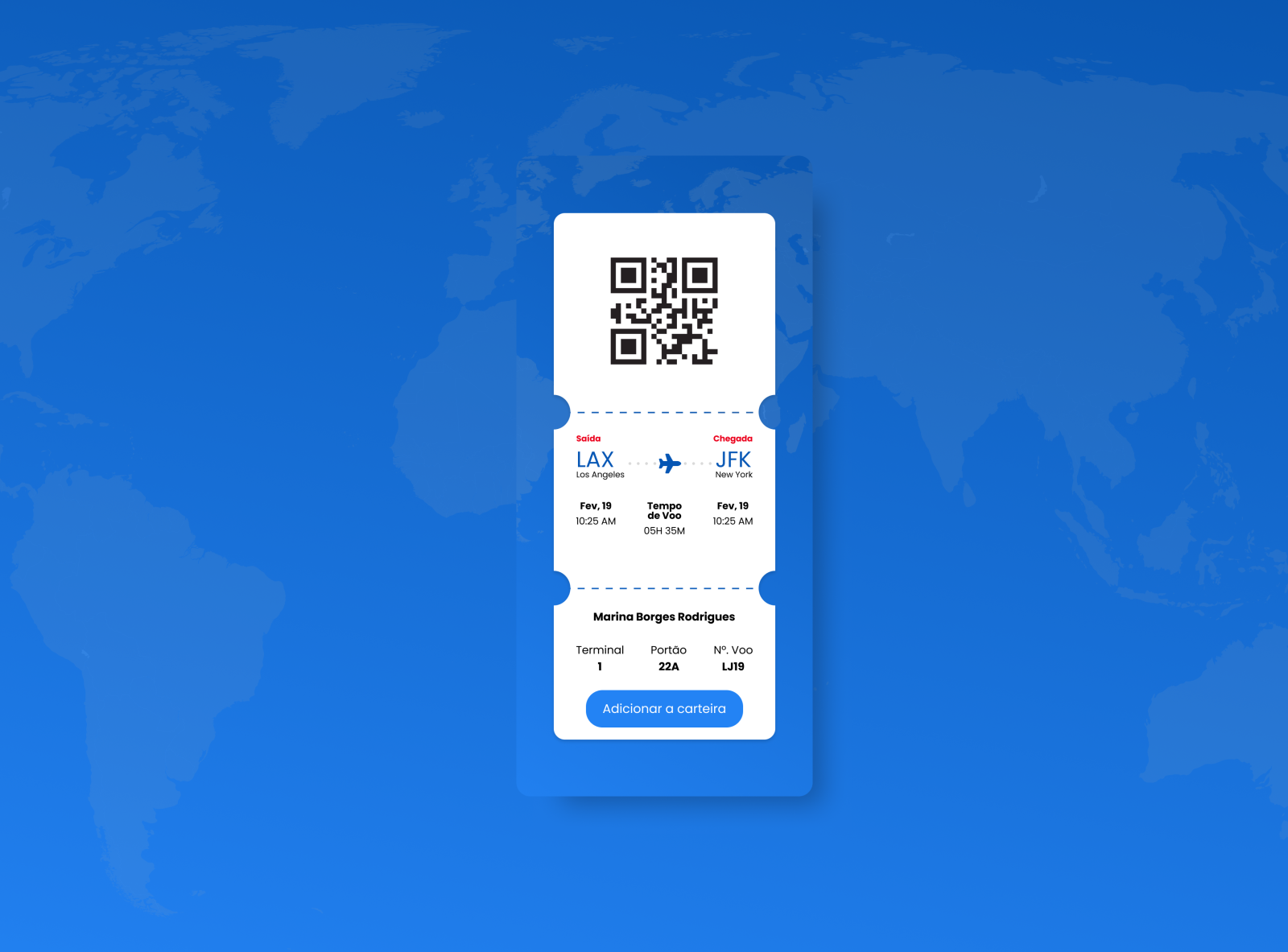 Boarding Pass DailyUI 24 By Vinicius Vieira On Dribbble