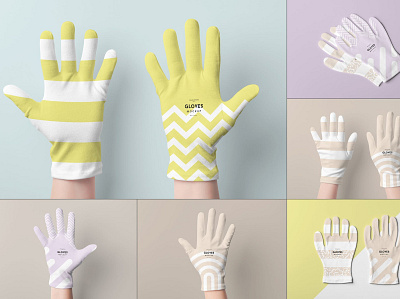 Gloves Mockups designs, themes, templates and downloadable graphic ...