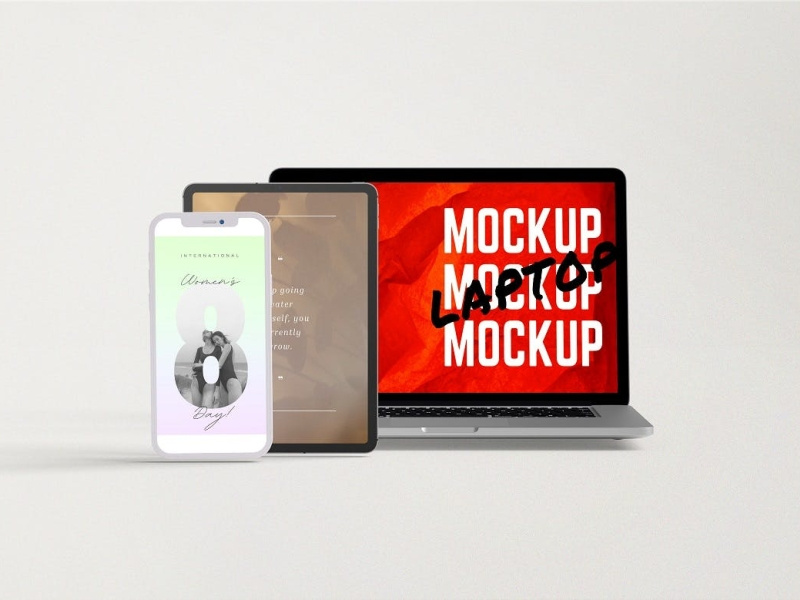Responsive Screen Mockups by Richarde Leei on Dribbble
