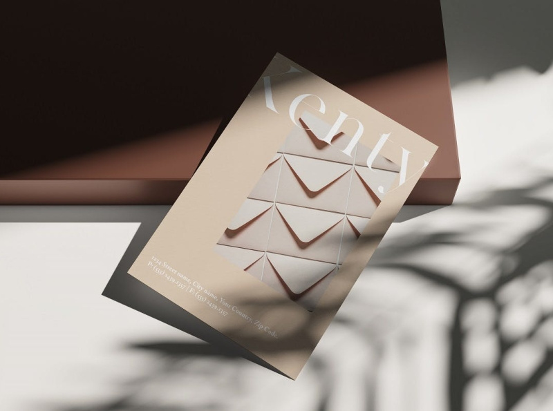 A4 Paper with Shadow Mockup by Richarde Leei on Dribbble