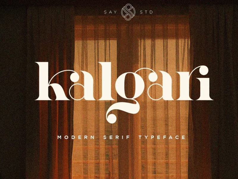 Kalgari Font by Richarde Leei on Dribbble