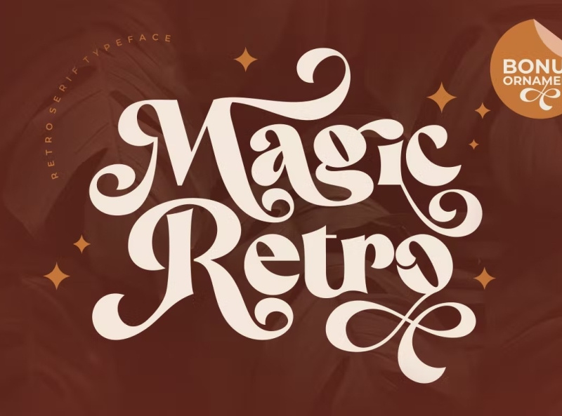 Magic Retro Font by Richarde Leei on Dribbble