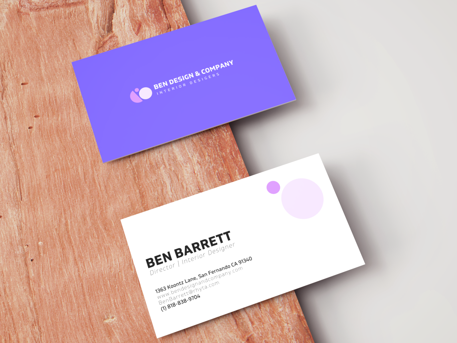 Business / Visiting Card Design for Interior Designer by yogesh grover ...