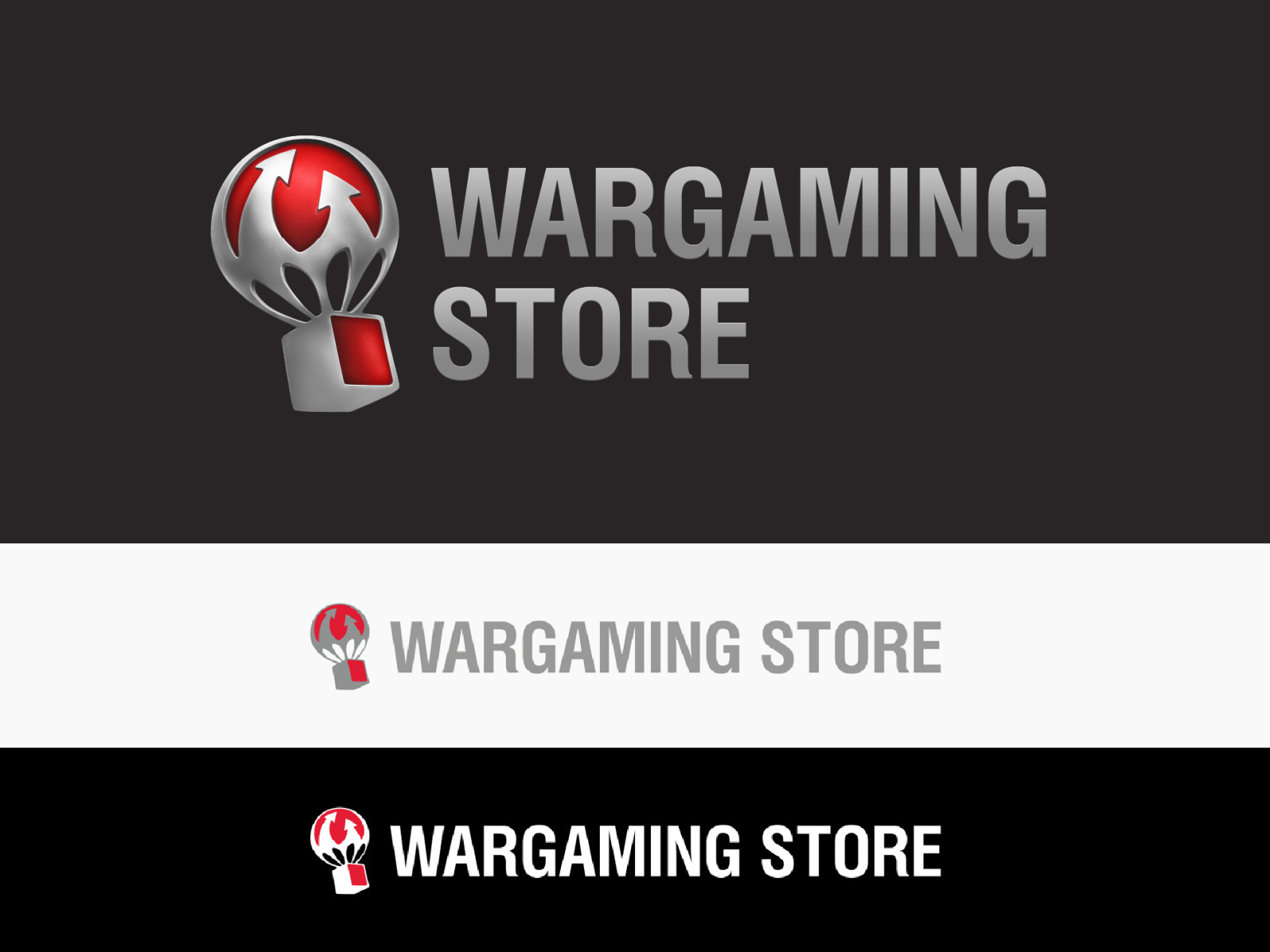 Wargaming Store logo design by Delphine Pépin on Dribbble