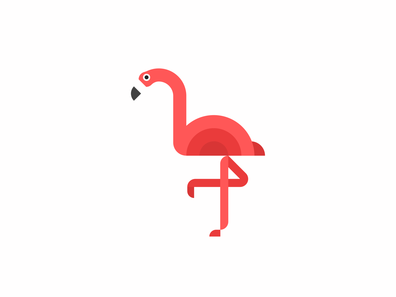 Flamingo by Jochen Hsia on Dribbble