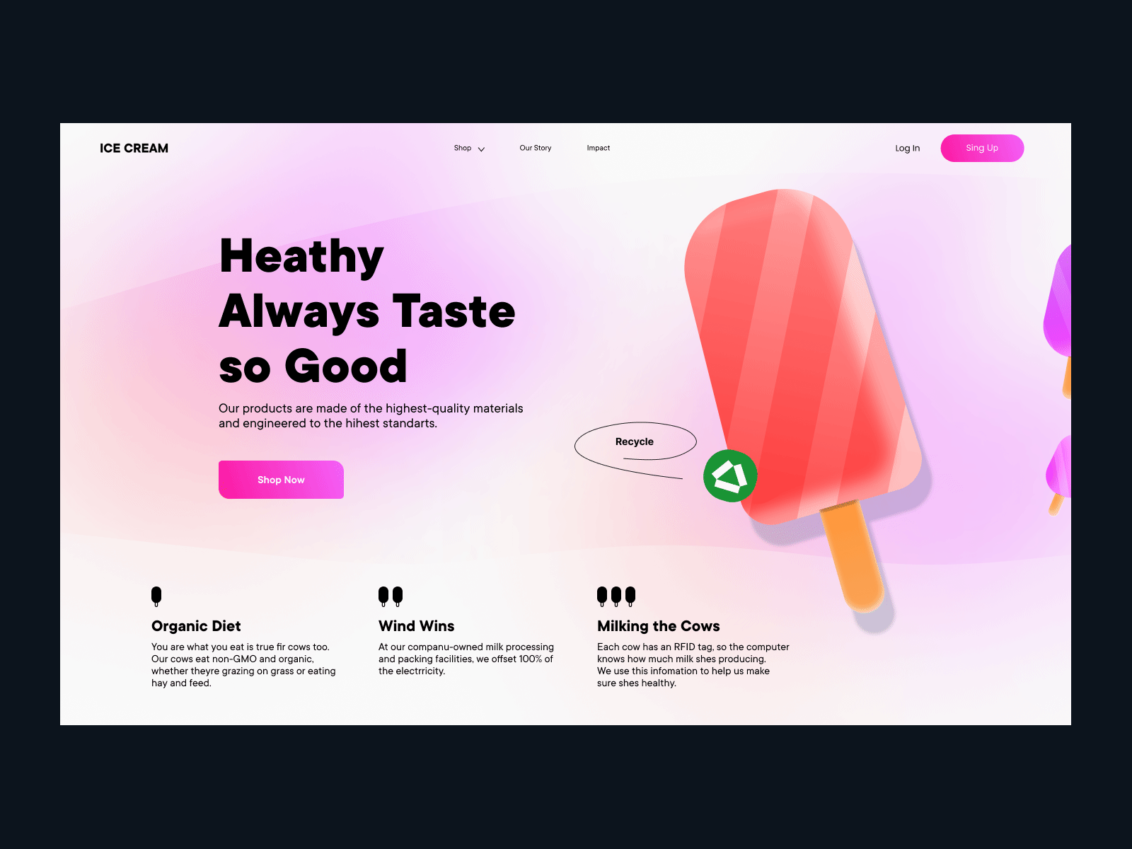 Ice Cream Production By Evgenia S On Dribbble
