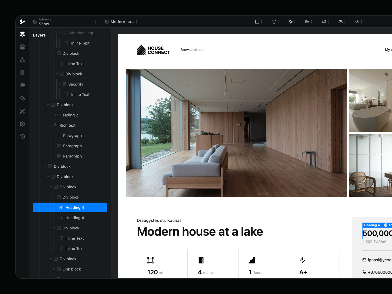 Web builder - Ycode by Ignas Lunėnas for Ycode on Dribbble