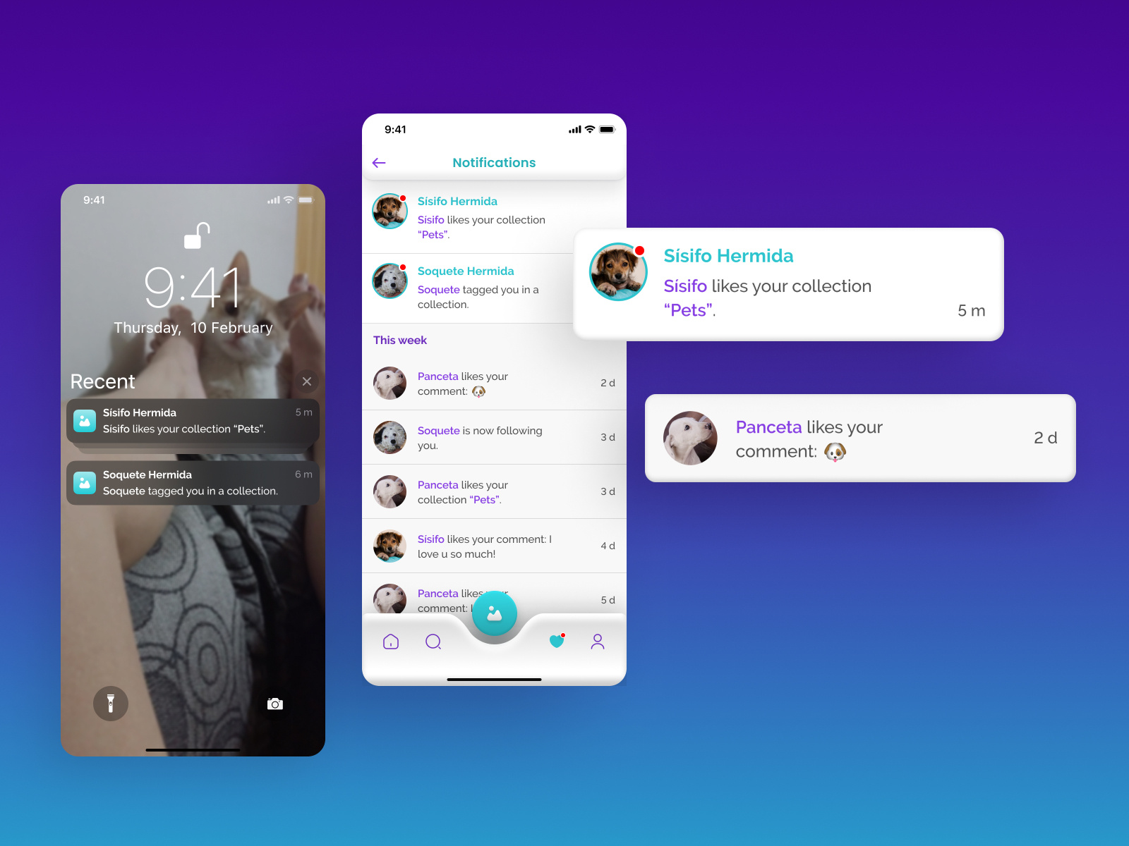 UI Marathon #03 | Notifications by Agustina Hermida on Dribbble