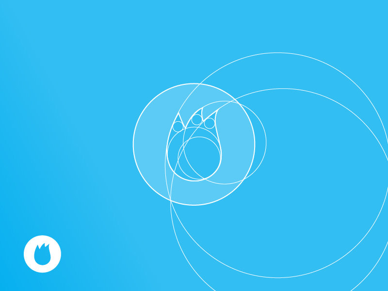 Upon logo grid system by Attila Hadnagy on Dribbble