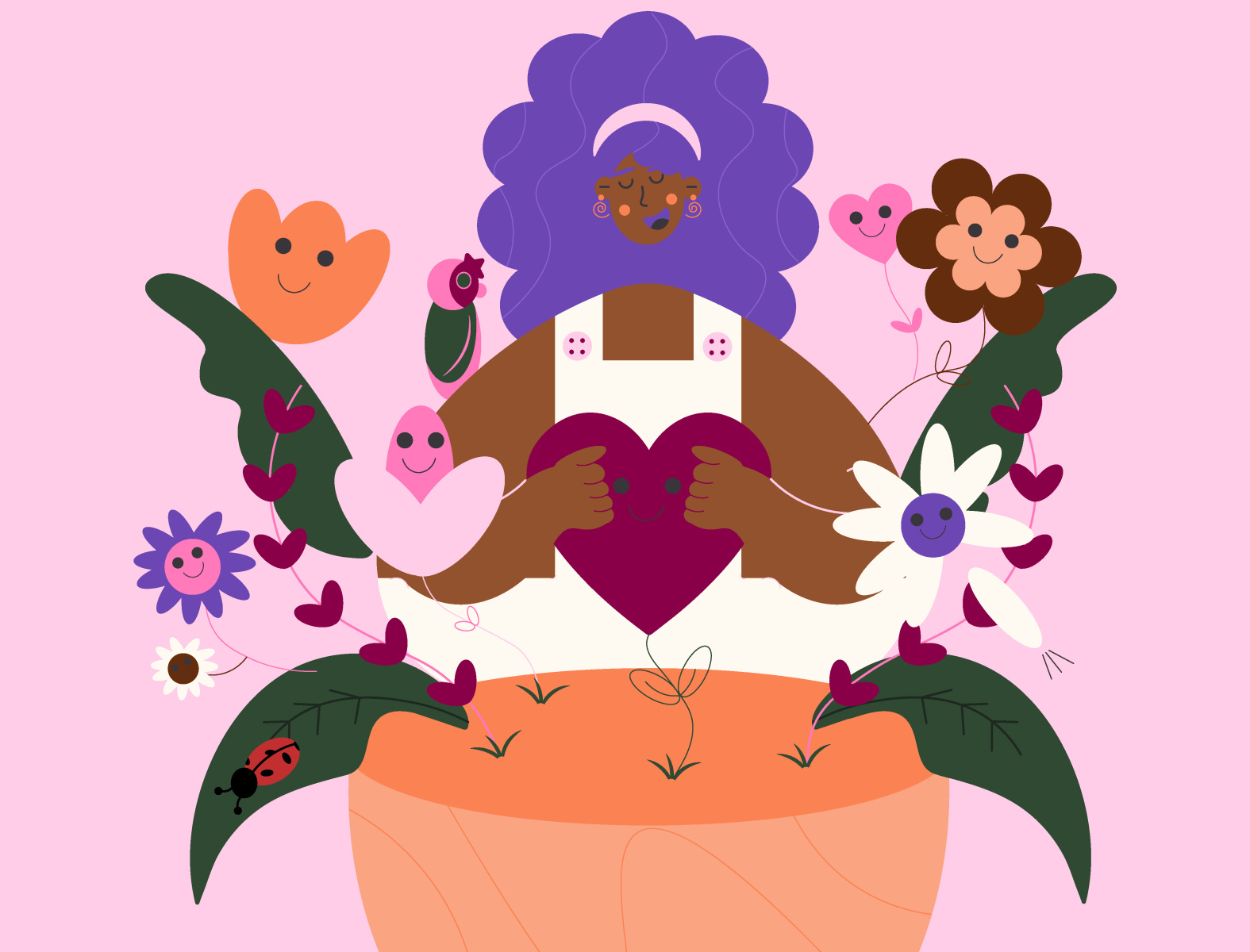 Flat illustration by Fatema on Dribbble