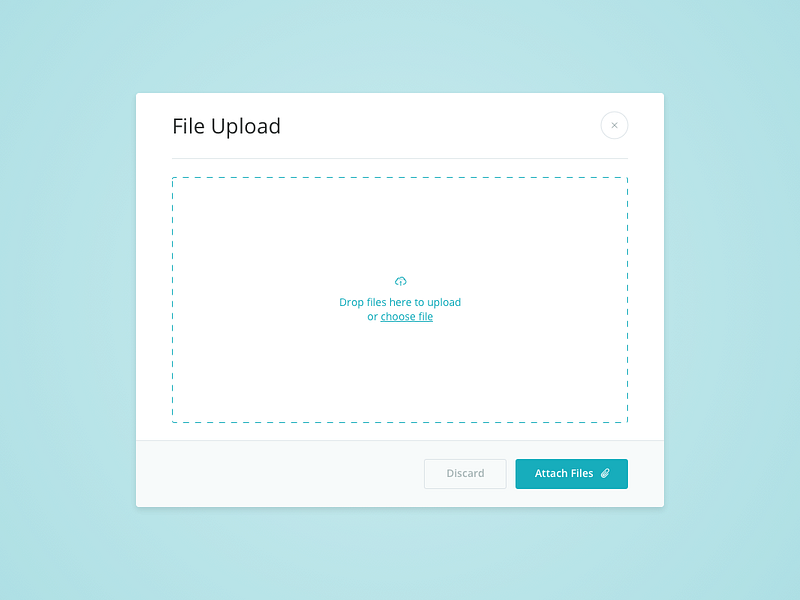 File Uploader by Maciej Jasiński on Dribbble