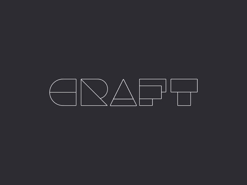 Craft Logo by Daniel Smith on Dribbble