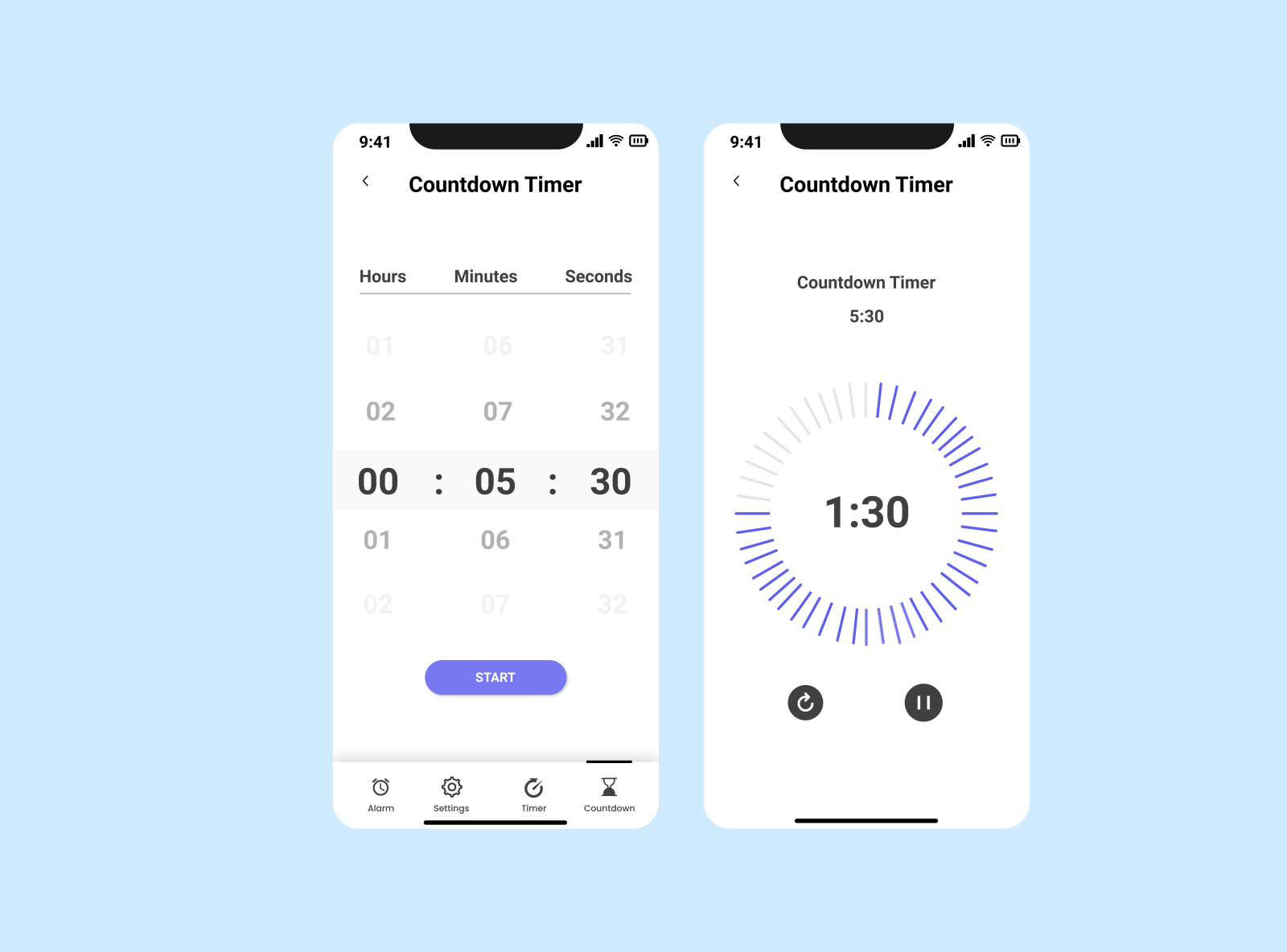 #014 UI Daily Challenge Countdown Timer by Amarachi Roseline on Dribbble