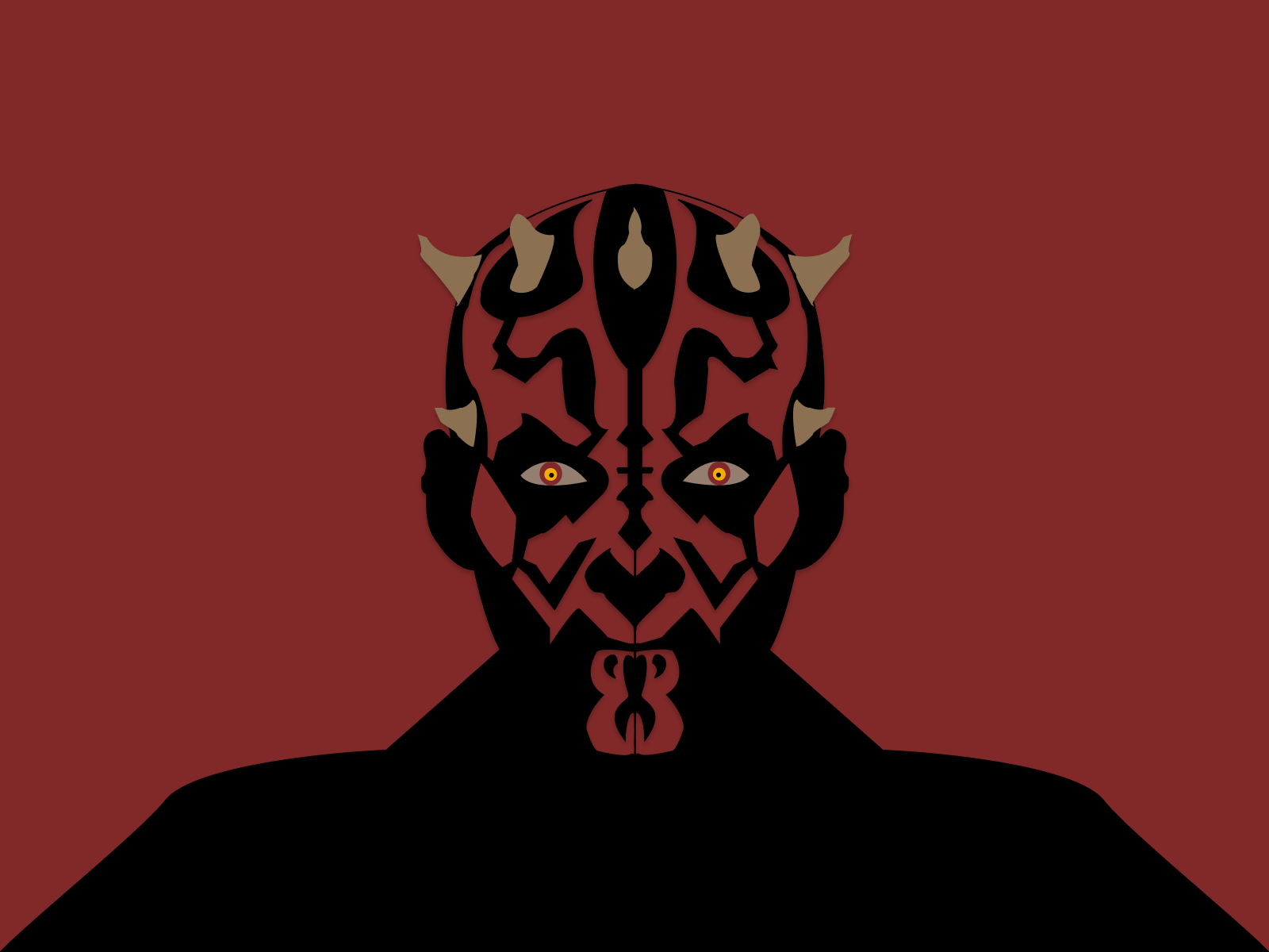 Darth Maul Face Pattern