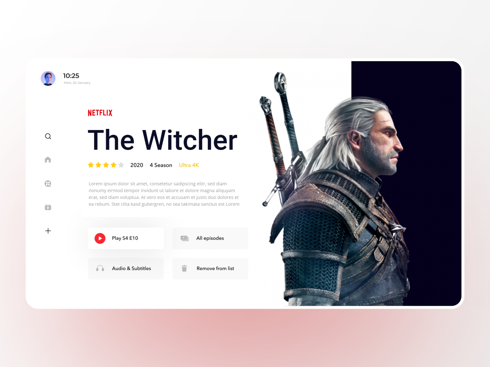 The Witcher TV Screen by Rajiv Sadh on Dribbble