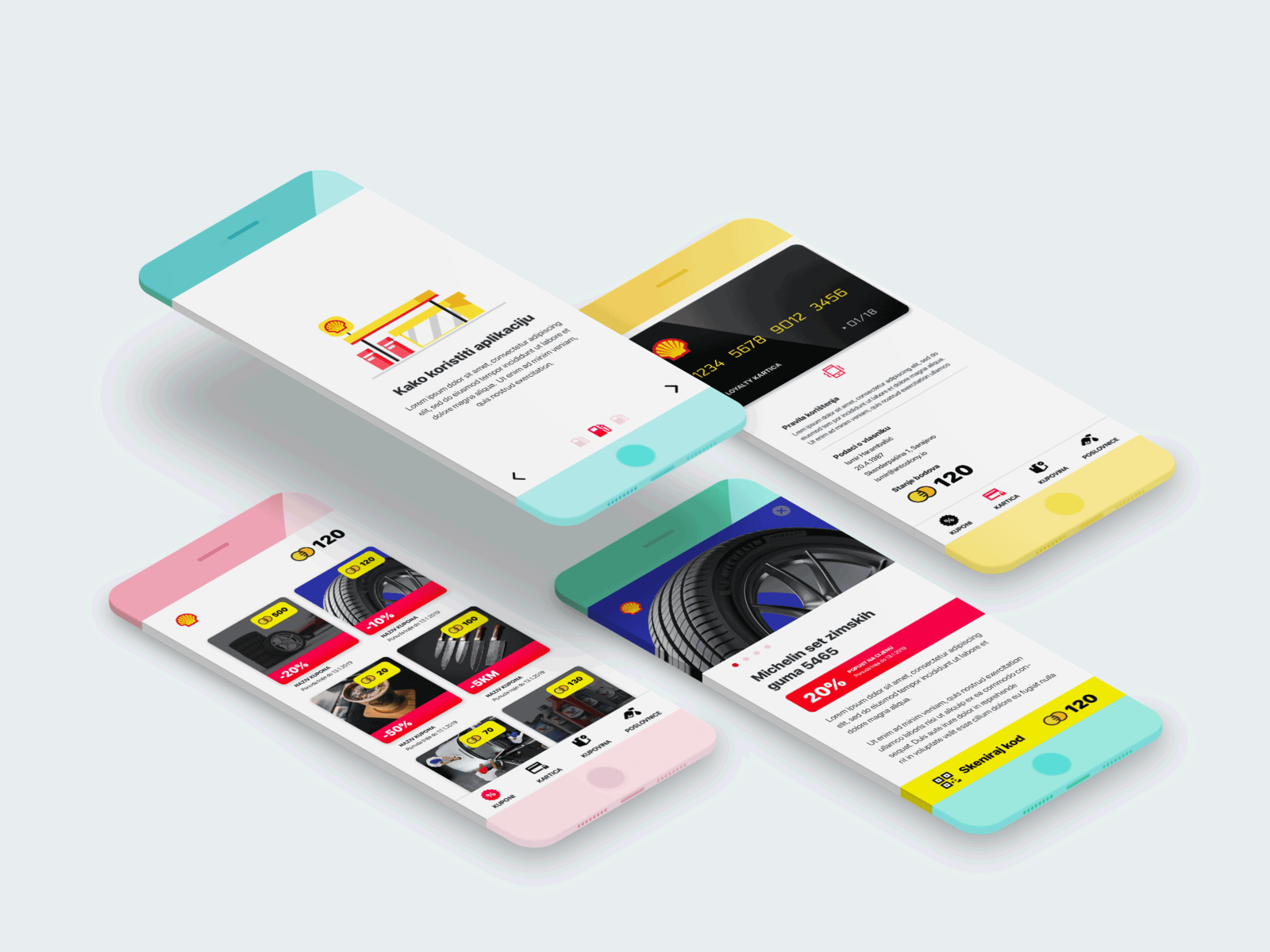 Loyalty app for Shell by Ena Cabric on Dribbble
