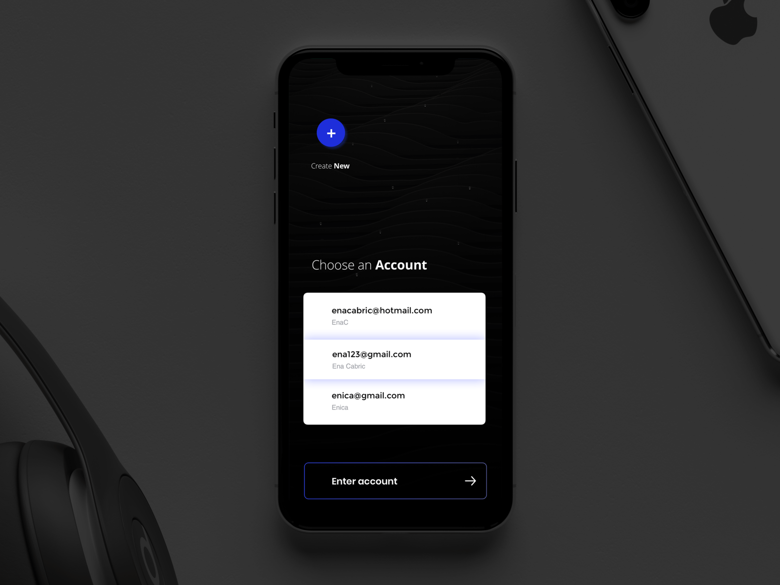 Choose Account by Ena Cabric on Dribbble