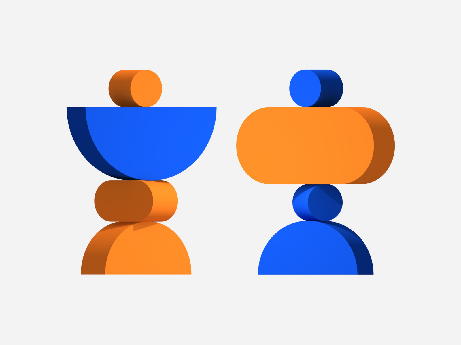 Living with OCD Characters by Liviu Avasiloiei on Dribbble