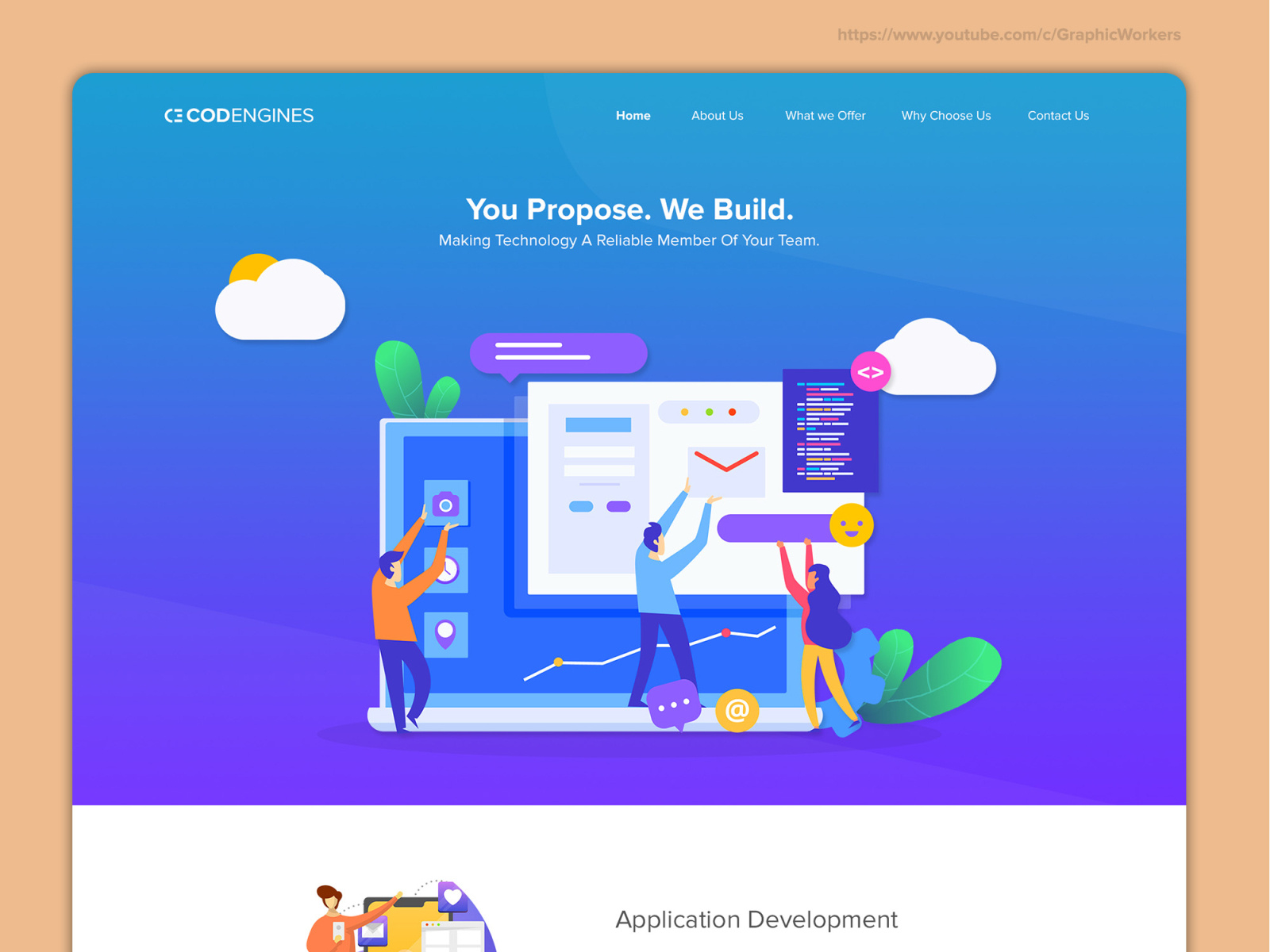 Website Design for a Development Firm ! by Aditya Bhargava on Dribbble