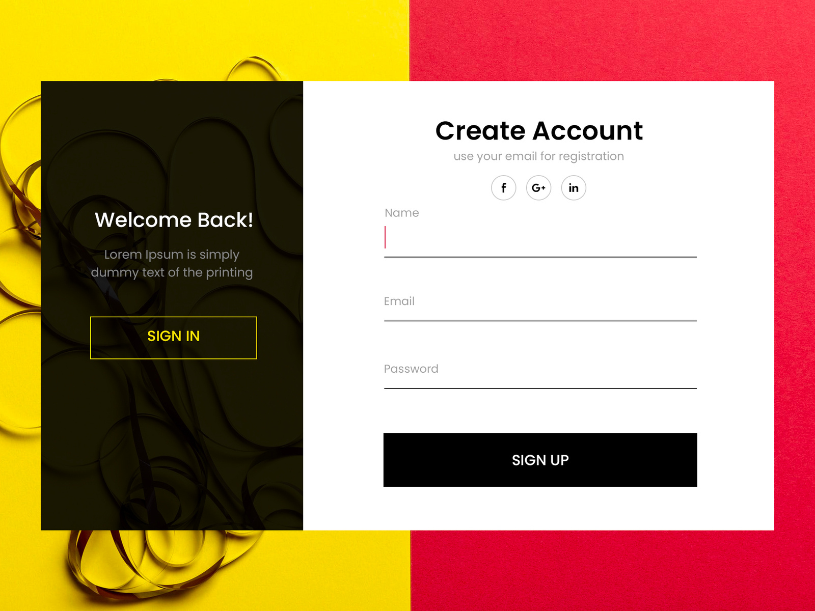 Sign Up by Paranjothi on Dribbble