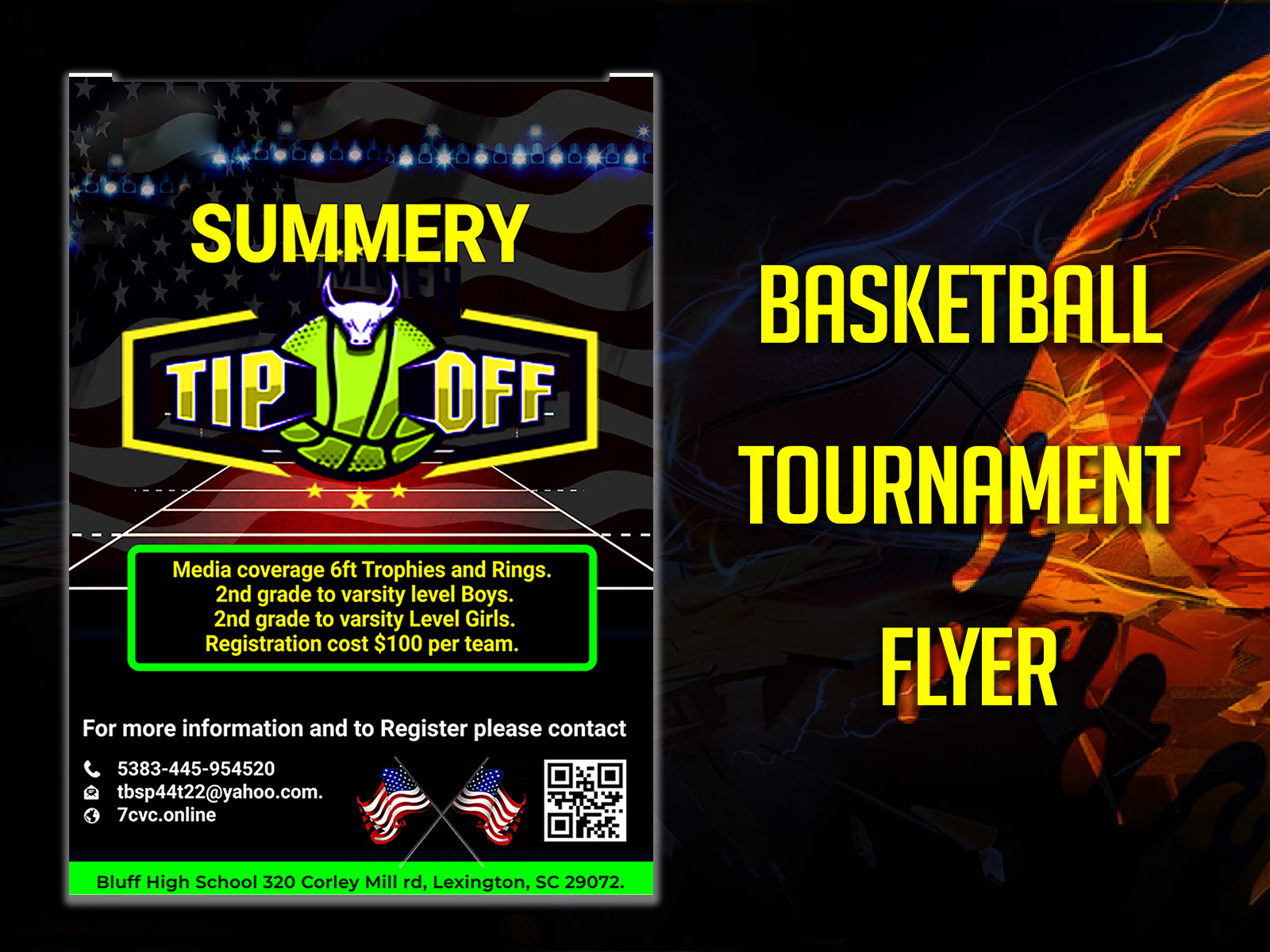 Basketball Tournament Flyer by Kazi Mosharaf Hosen on Dribbble