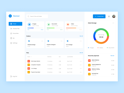 File Manager App UI by Gopu Das on Dribbble