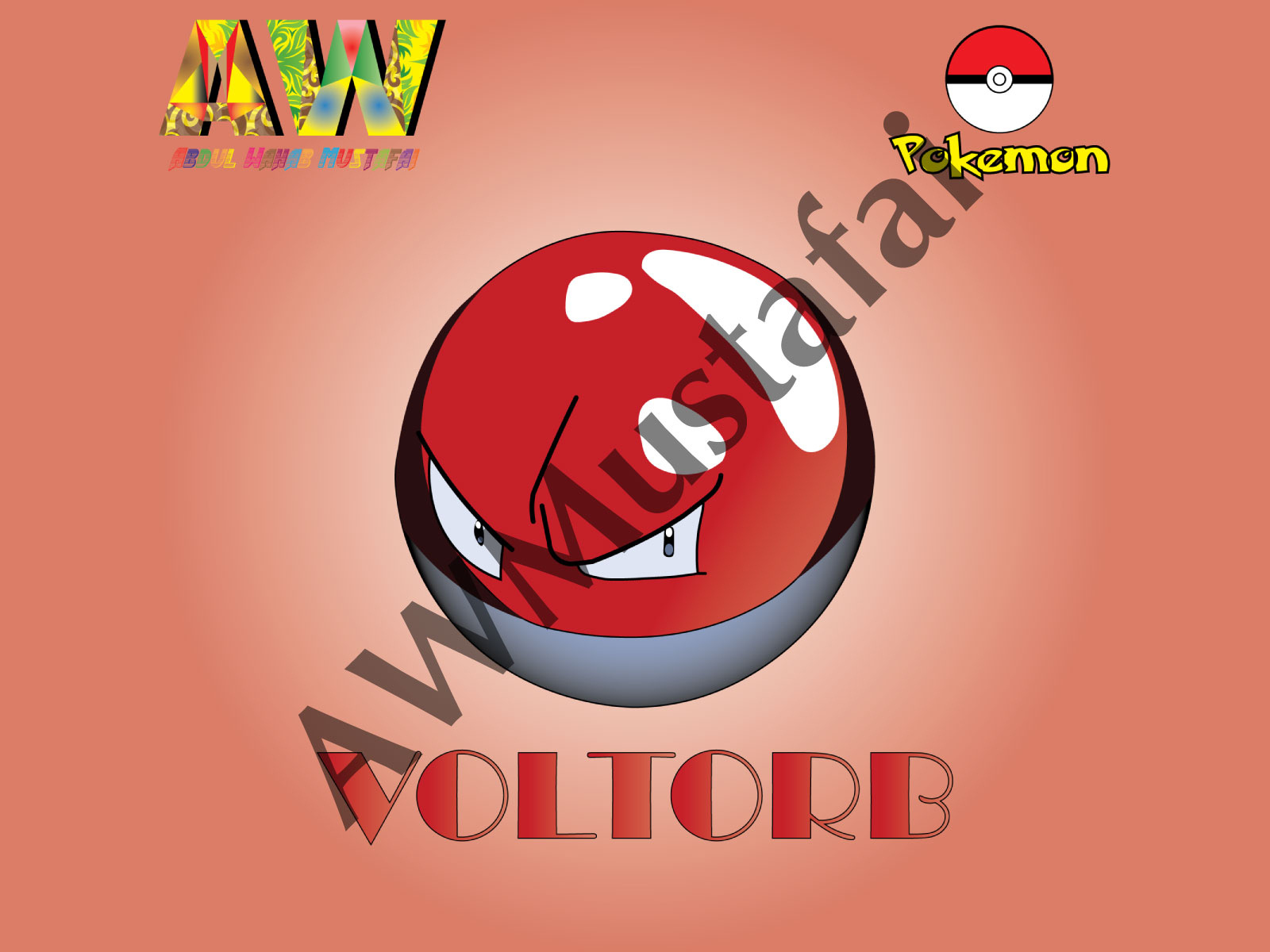 Voltorb - Pokemon by Abdul Wahab Mustafai on Dribbble