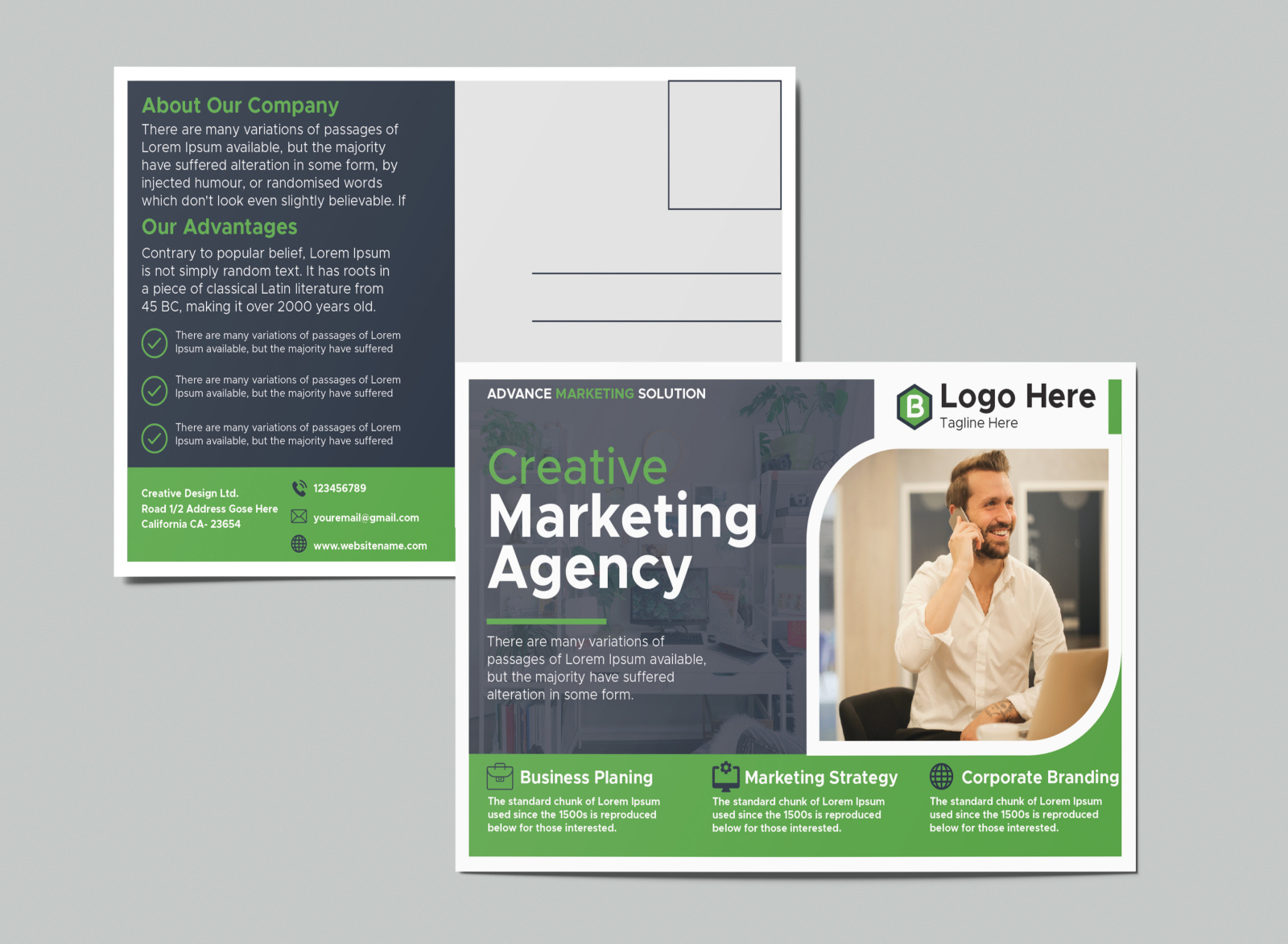 Post Card Design SOFTWARE: AI, PS by MD Bayajid Hossain on Dribbble