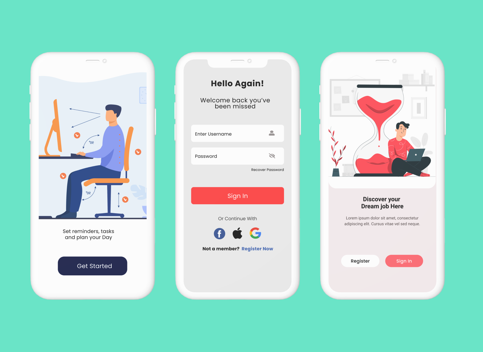 Mobile UI Design by Swapnil Gupta on Dribbble