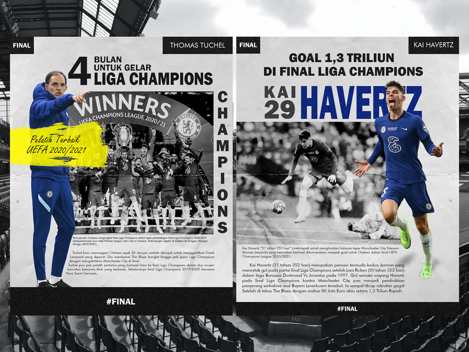 Poster - Chelsea Squad UCL Series by Dwiki sasmita on Dribbble
