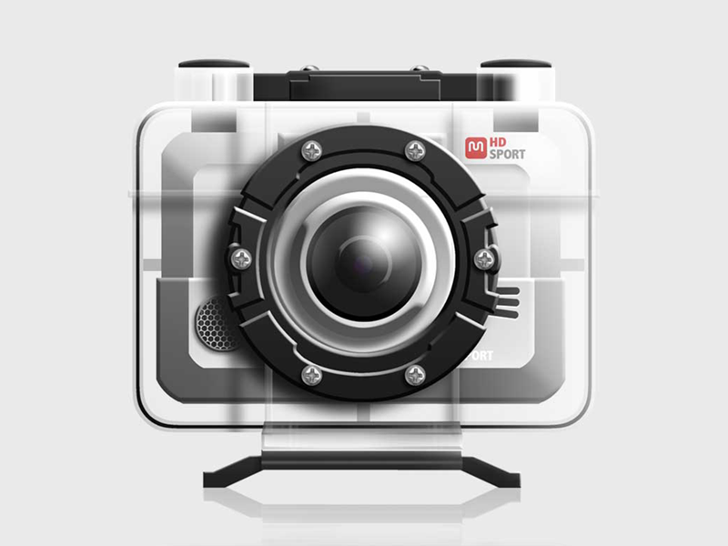 Action Camera Photoshop Render by Ethan the Dirks on Dribbble