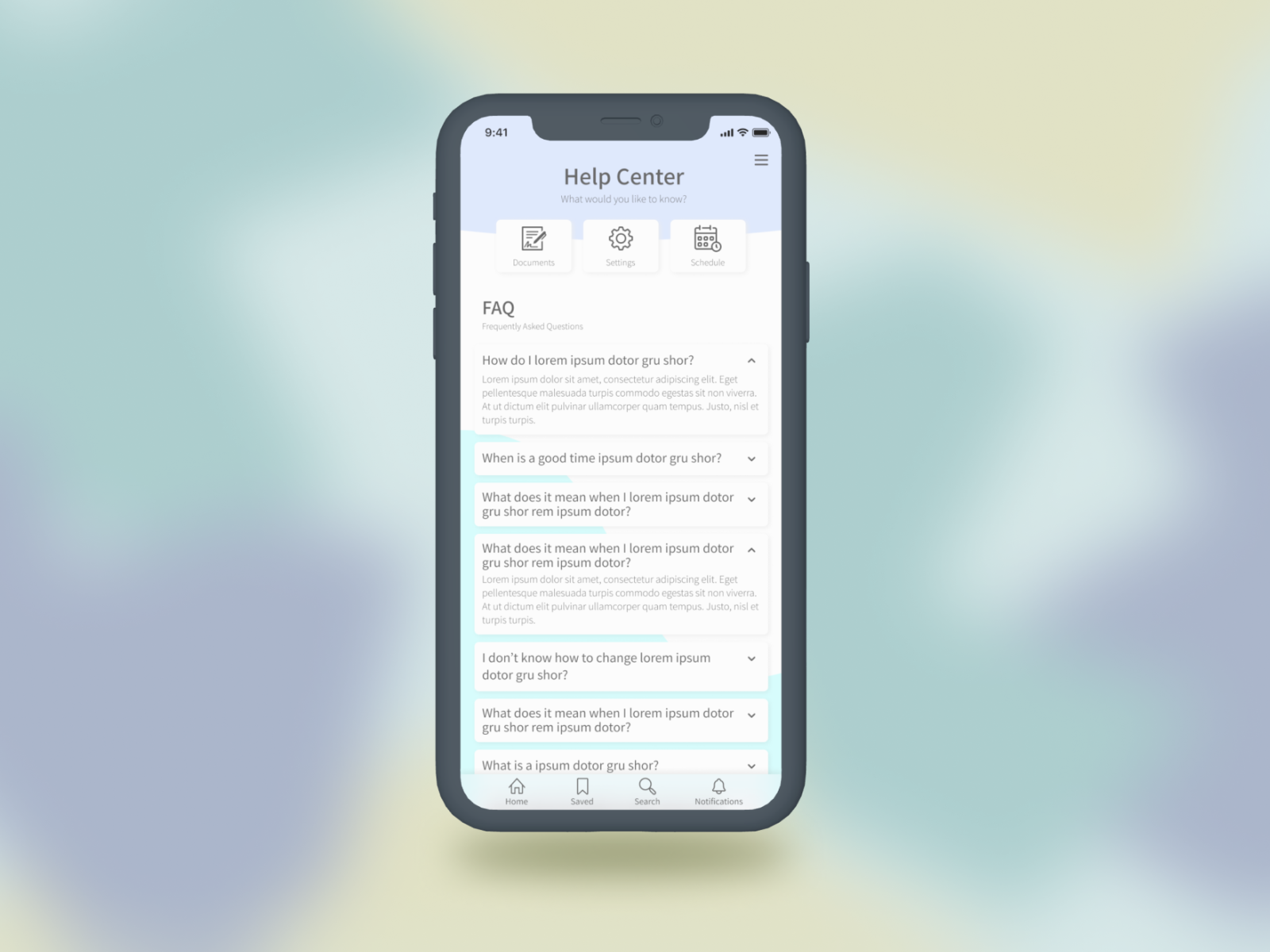 Daily UI - FAQ by Karen Mork on Dribbble