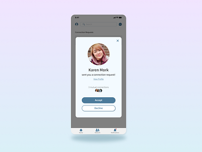 Daily UI - Pending Invitation by Karen Mork on Dribbble