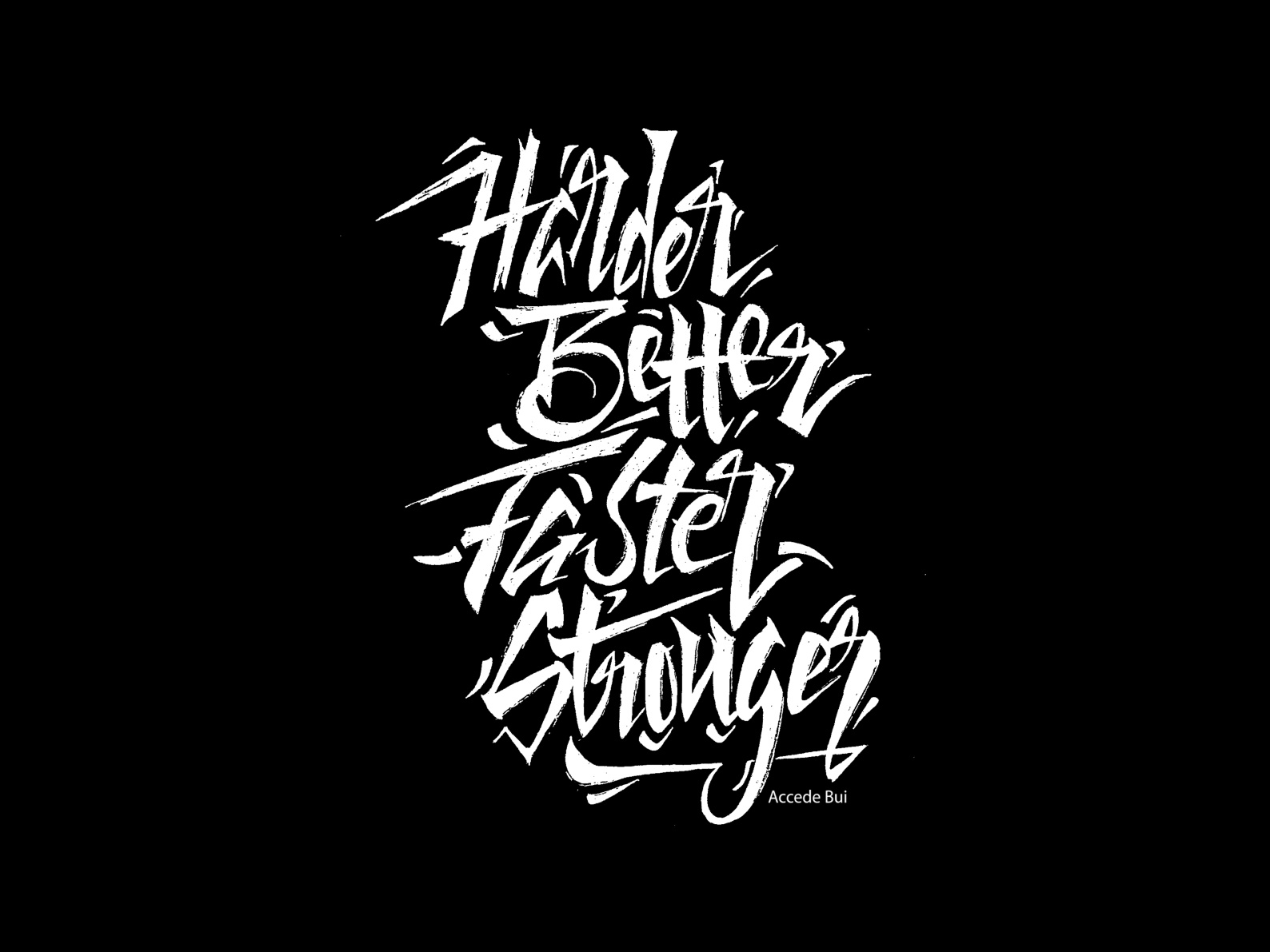 MORE | Lettering - Calligraphy design by Trâm Bùi on Dribbble