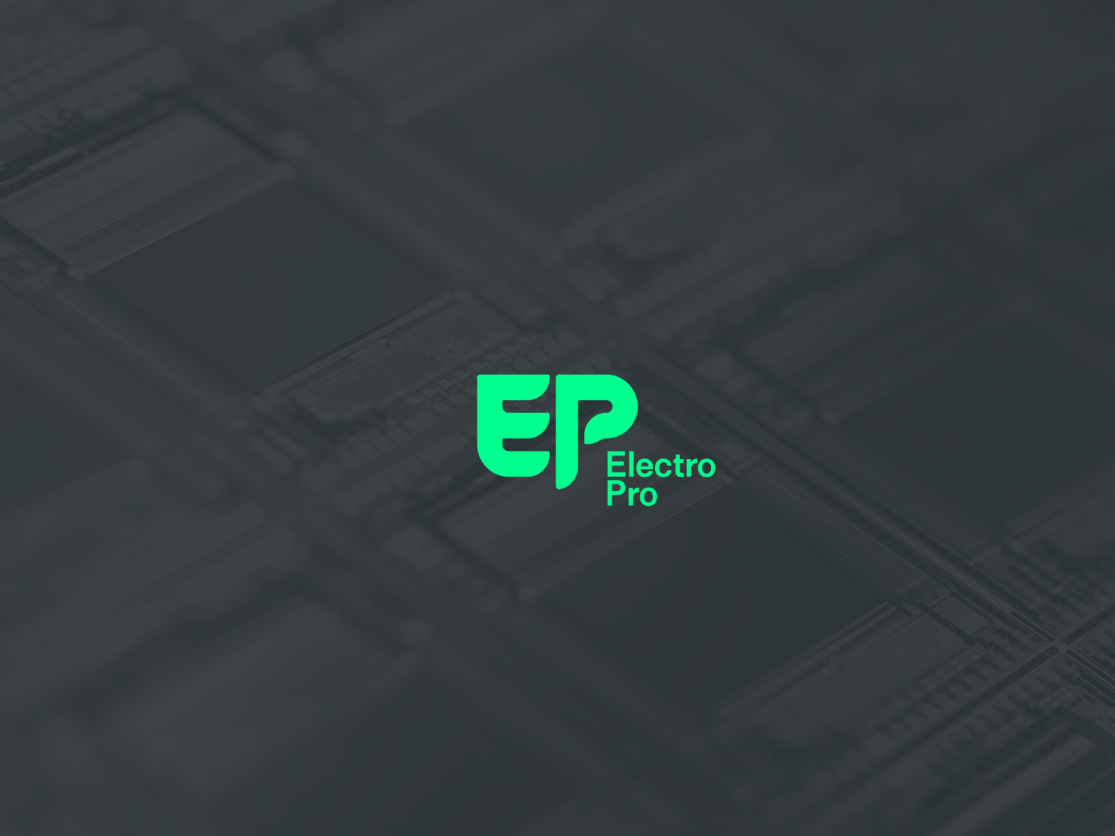 Logo for an electronics company by Javier Ballester on Dribbble