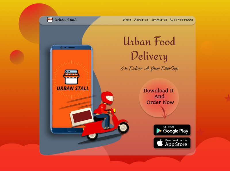 Food Delivery Web UI by shivam kumar on Dribbble