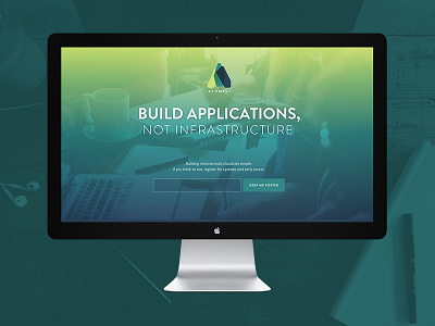 Atomist Single Page Site by Uppercase on Dribbble