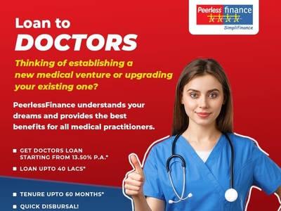 Doctor loans by Peerless Finance on Dribbble