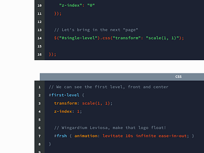Revamped Code Snippets by paul webb on Dribbble