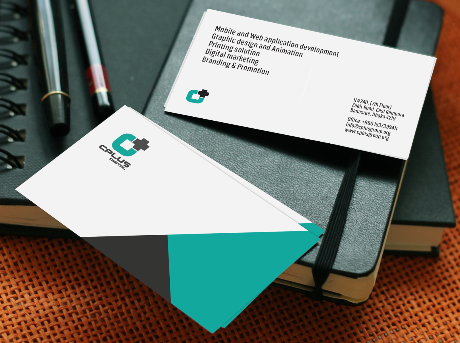 Business Card by Mohaiminul Islam on Dribbble