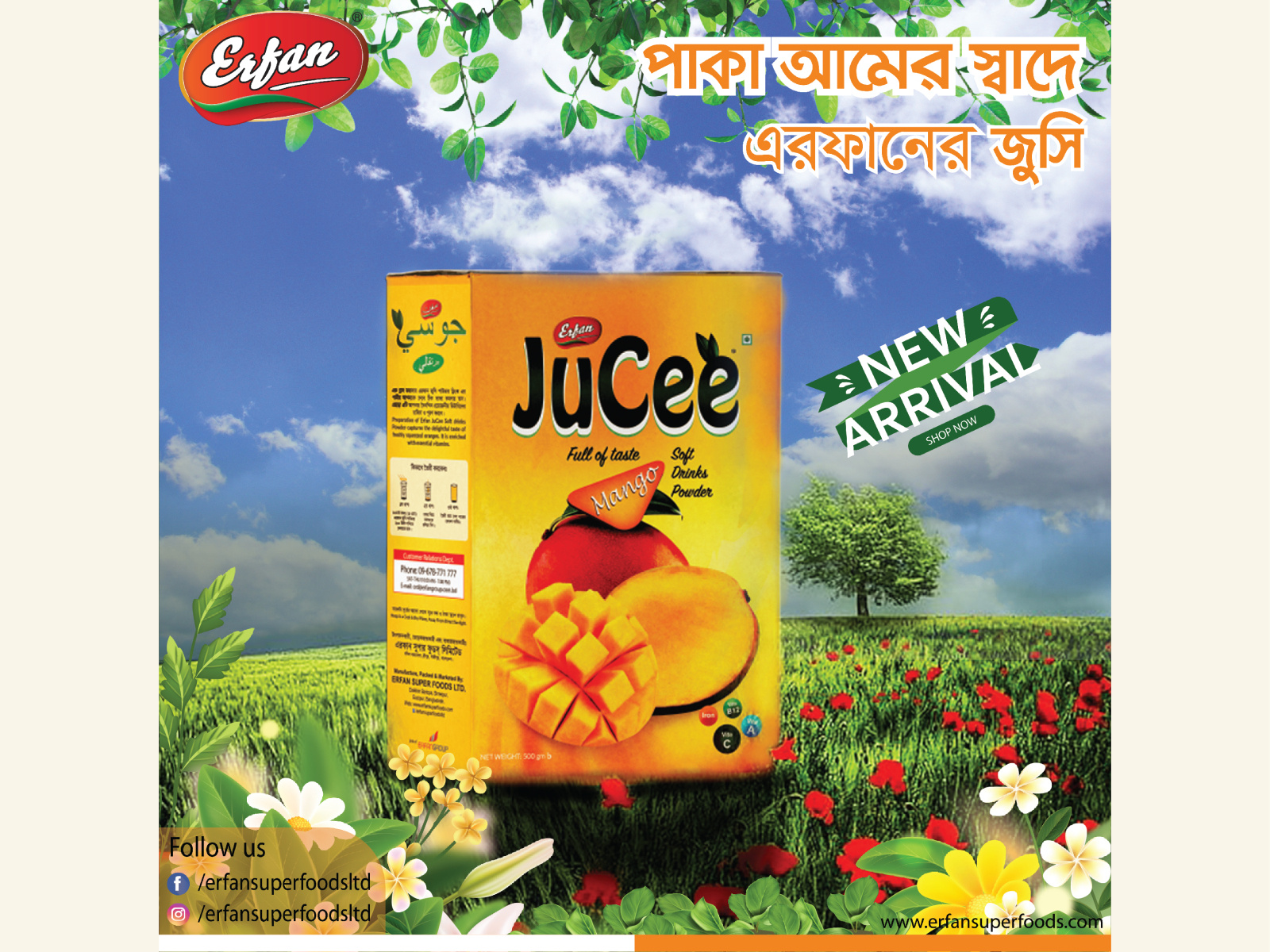 Jucee Mango Poster Design by Mehedi Hasan on Dribbble
