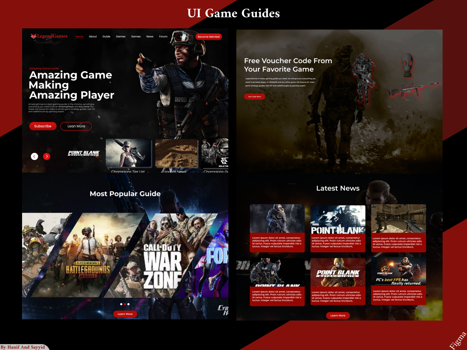 UI Web Game by seva nouval on Dribbble