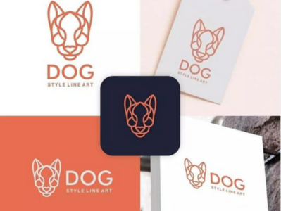 dog logo by ree.project on Dribbble