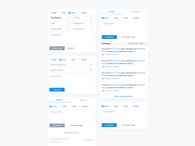 Browse thousands of Activity Log images for design inspiration | Dribbble