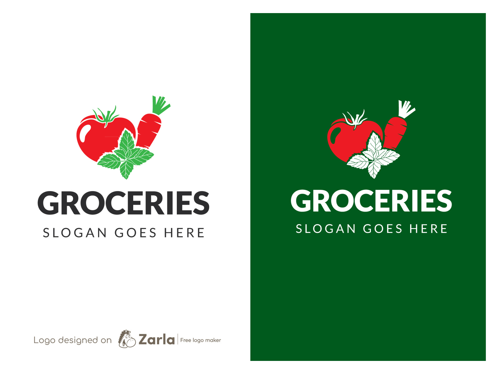 Grocery Store Logo by Zarla on Dribbble