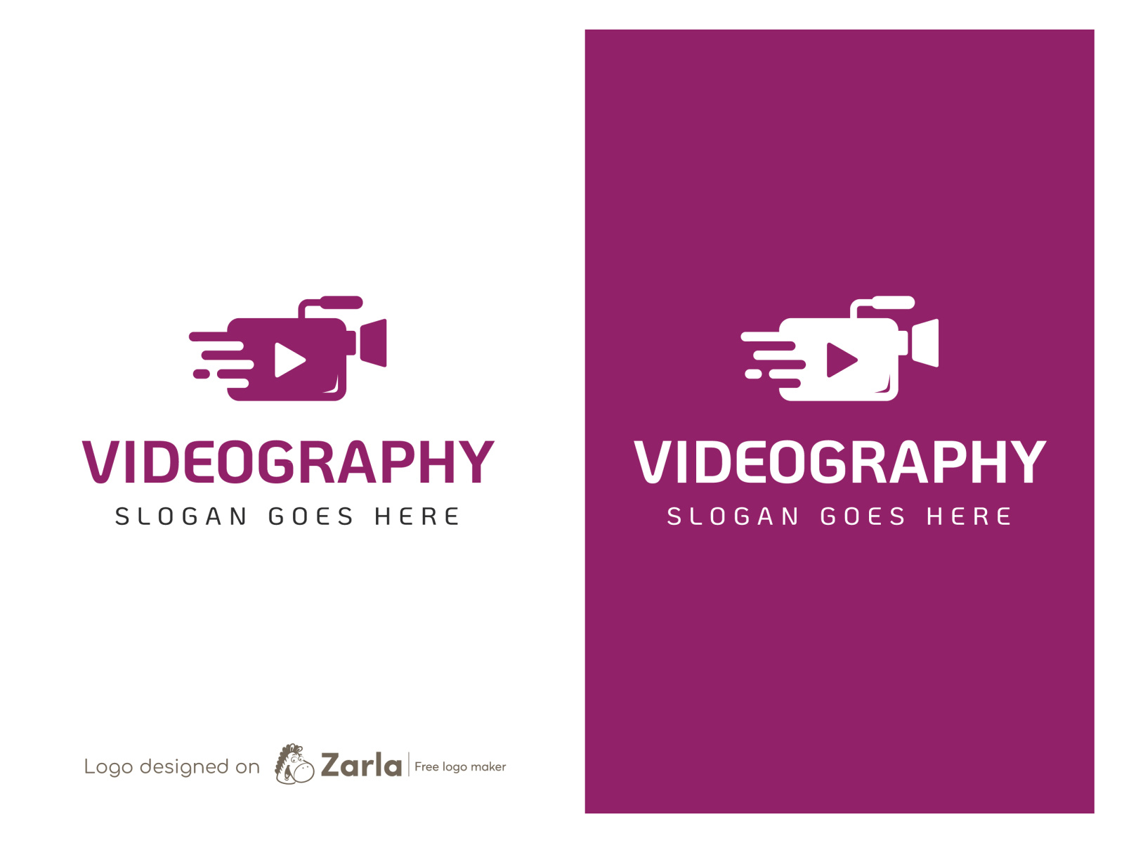 Videography Logo by Zarla AI on Dribbble
